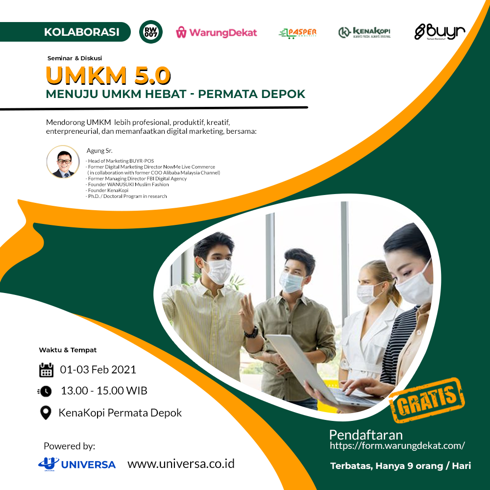 Seminar & Diskusi UMKM 5.0 – UNIVERSA